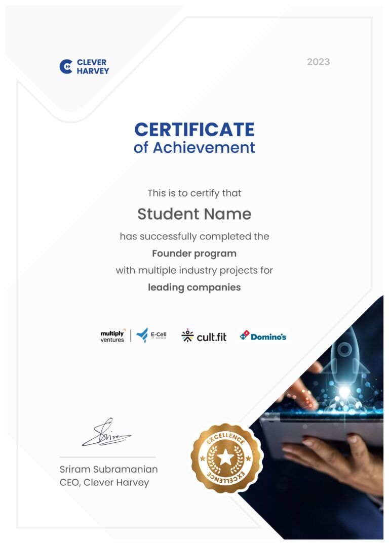 Clever Harvey | The Founder